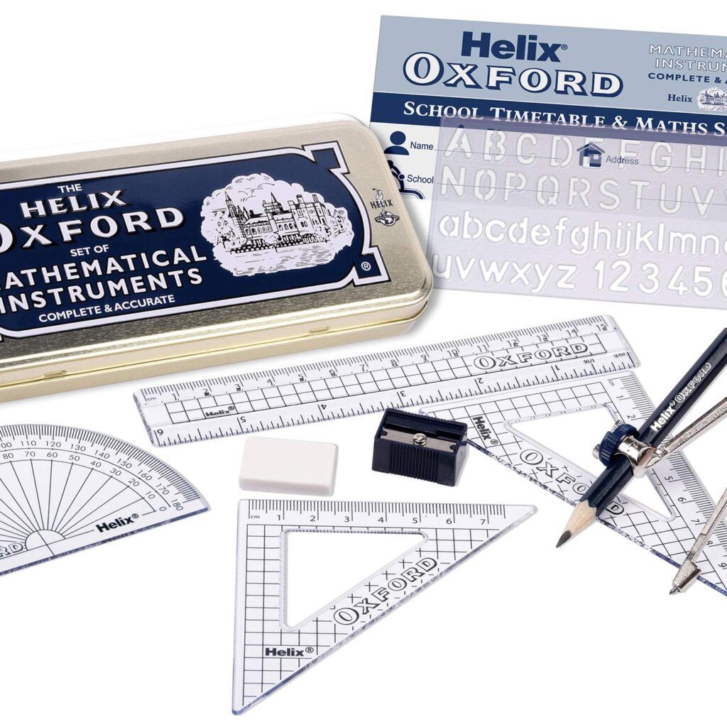 Helix Oxford Math Set 11 Piece - ZayZi Inc